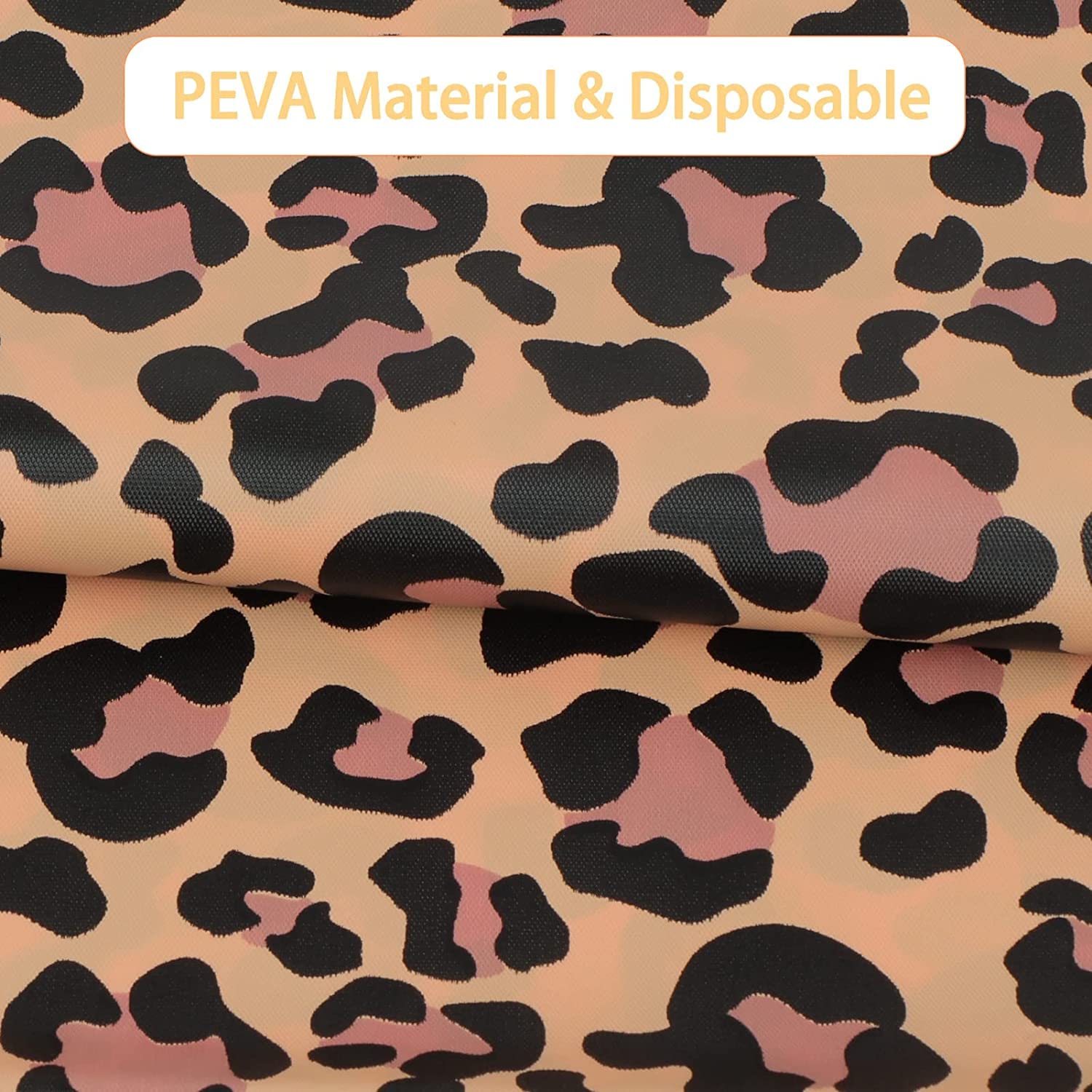 GoodSing 4 PCS Disposable Plastic Tablecloth, Table Cover for Kitchen Dinning Rectangle Tablecloths for Thanksgiving Christmas Wedding Parties Birthdays Home Decoration Leopard Printā¦