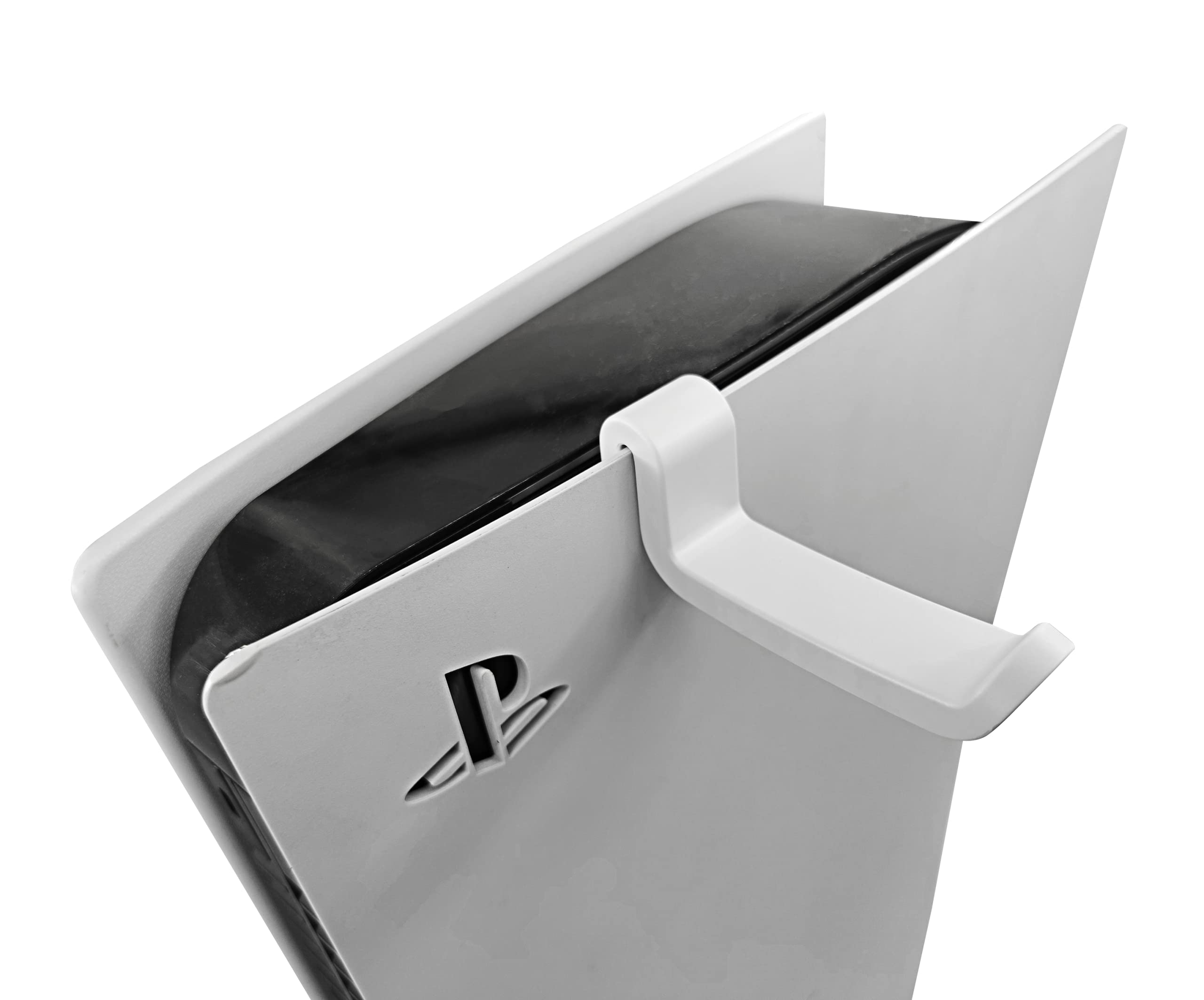 Ideashop PS5 Stand with Cooling Fan and Dual Controller Charger Station, PS5 Vertical Stand for Playstation 5 PS5 Console, with Headset Stand, 3 Levels Adjustable Fans Speed, 11 Game Rack Organizer