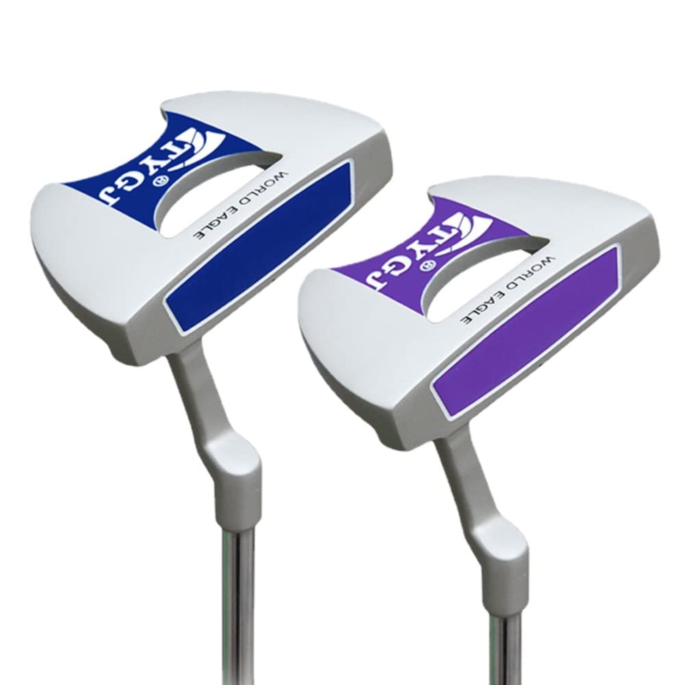 Golf Club Putter Steel Mallet Putters Men Women Golf Putters Chipper Golf Blade Putters (Purple)