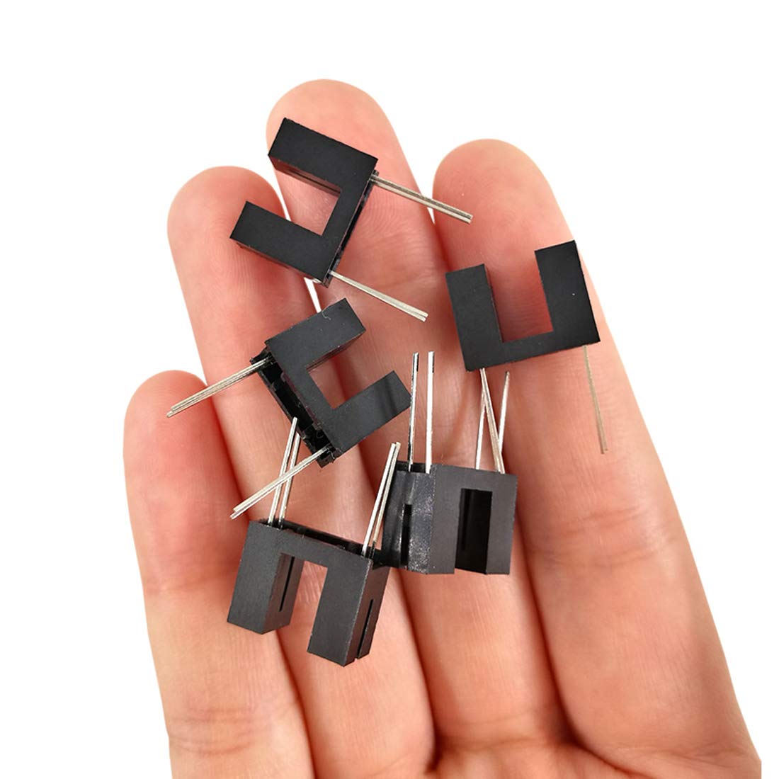 Hailege 20pcs ITR9608 ITR9608F ITR-9608 DIP-4 Opto Photo Interrupter Optical Sensor Photoelectric Switch Optical Interrupter Photoelectric Sensor DIP4