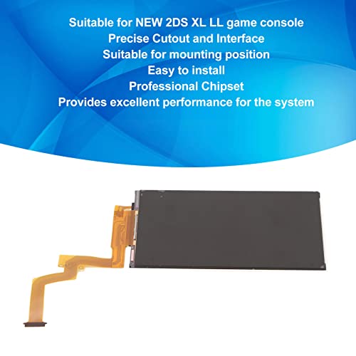 KOSDFOGE Game Console Upper LCD Screen Replacement Repair Part Gamepad Top LCD Display Compatible with New 2DS XL LL