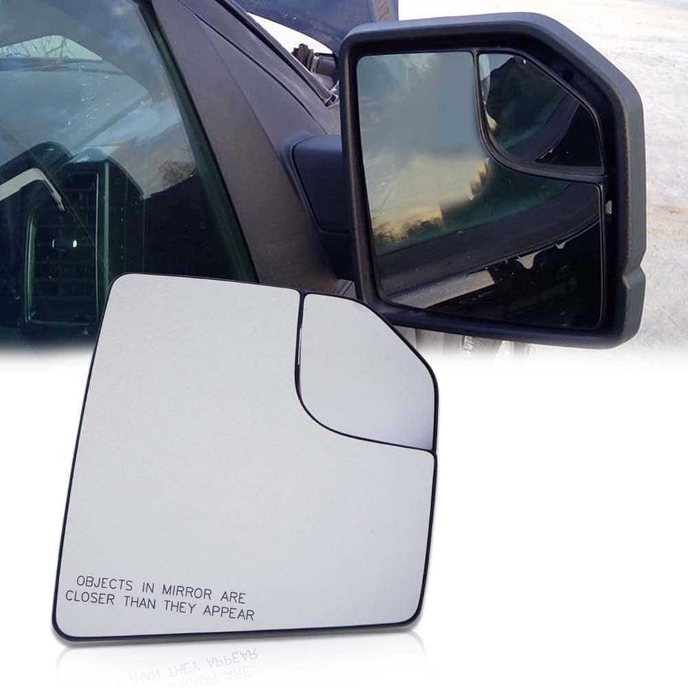 GRAND ORANGE Right Passenger Side Mirror Glass Replacement Compatible with Ford F150 2015-2020 Pickup Truck View Mirror Glass FL3Z-17K707-A FL3Z-17K707-B
