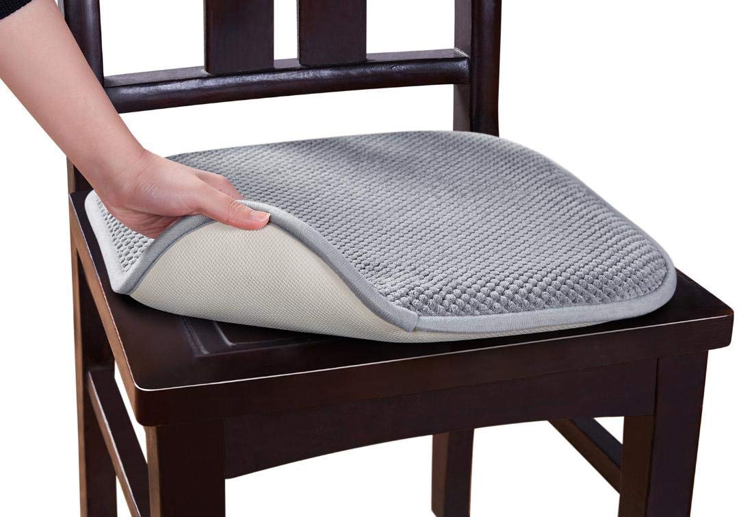 GoodGram Honeycomb Premium Comfort Memory Foam Chair Pads/Cushions, 6 Count (Pack of 1), Blue