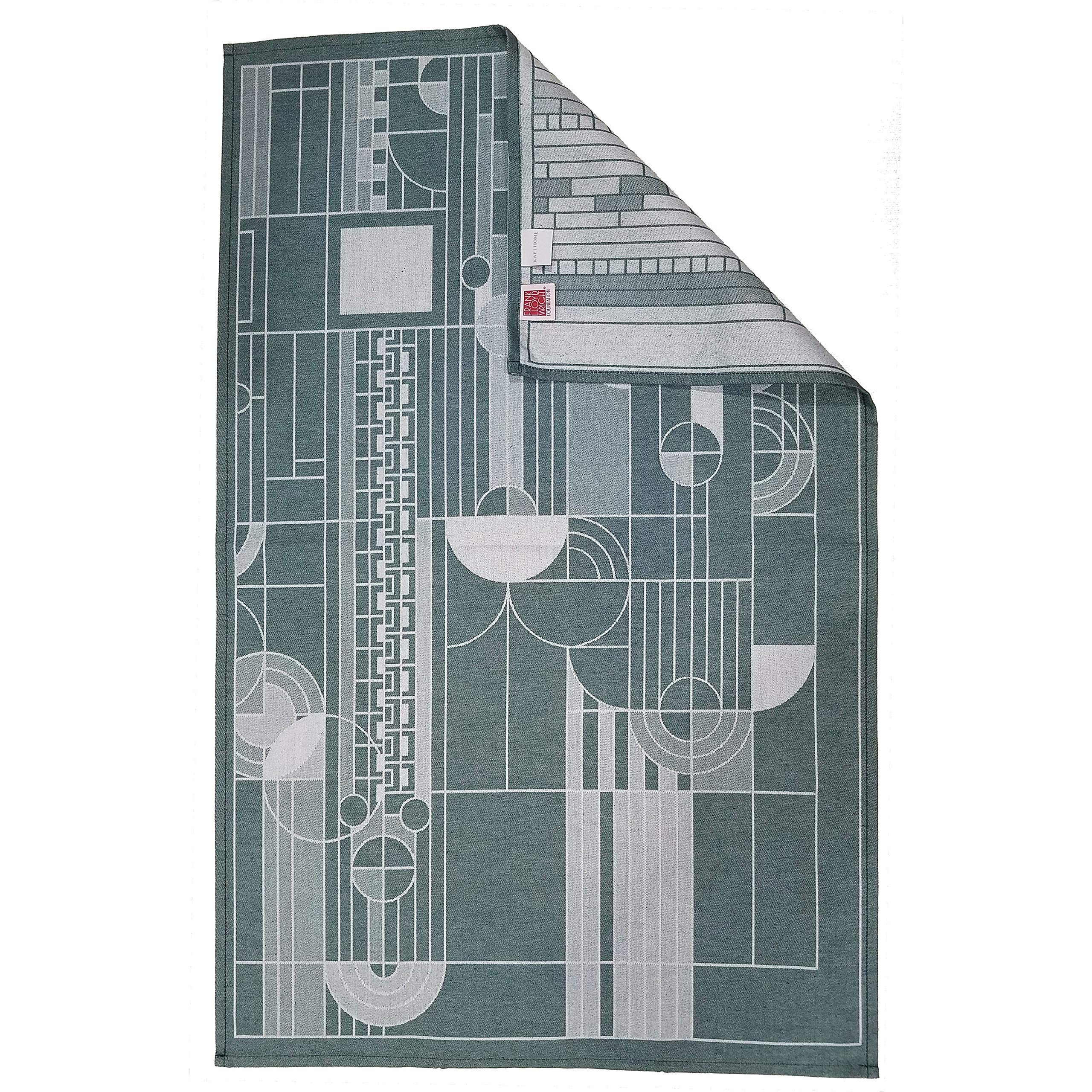 KAF Home Frank Lloyd Wright Woven Jacquard Tea Towel 20 x 30-inch 100-Percent Cotton (Saguaro)