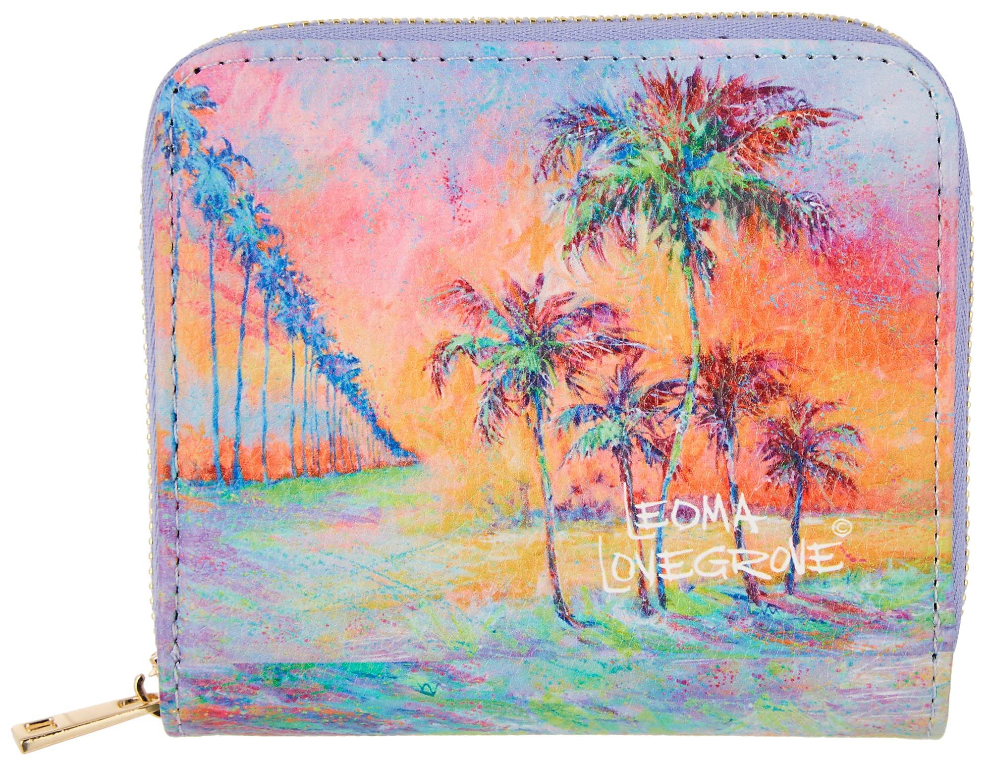 Leoma Lovegrove Palm Tree Vegan Leather Wallet One Size Purple multi