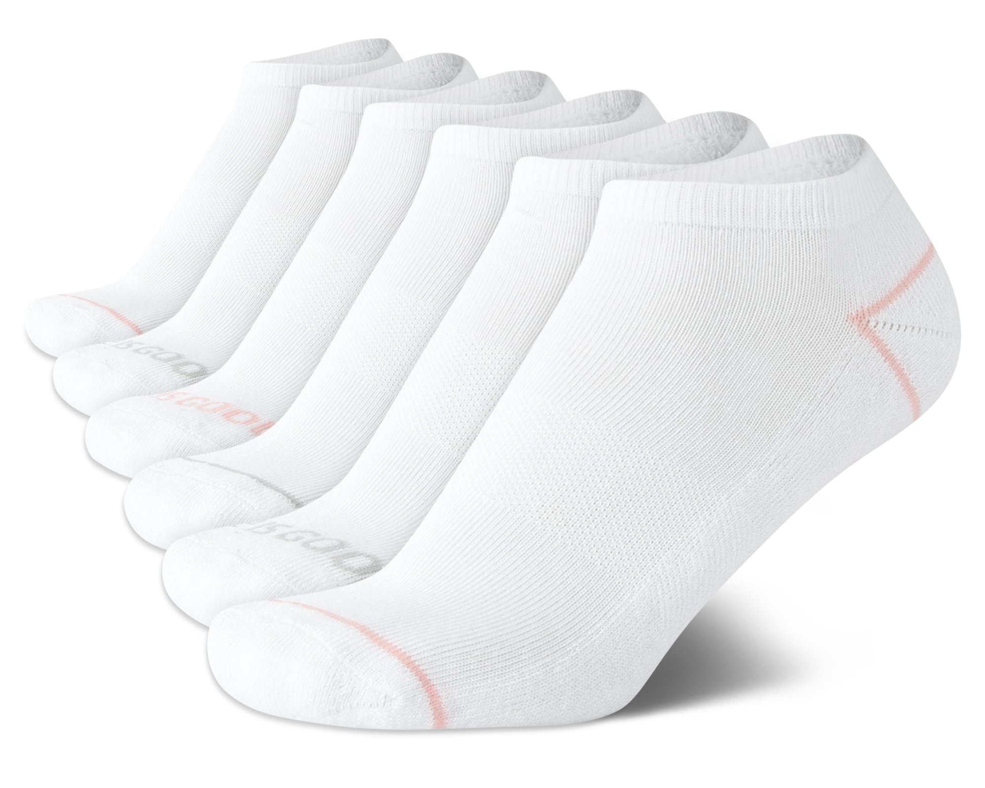 Life is Good Women's Socks - Novelty Low Cut Ankle Socks (6 Pack), Size 4-10, White