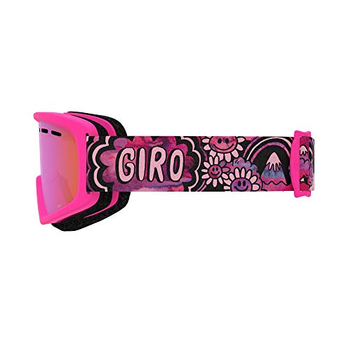 Giro Slingshot Kids Snow Helmet Goggle Combo Matte Magenta/Daizee Flash M/L (52-55.5CM)