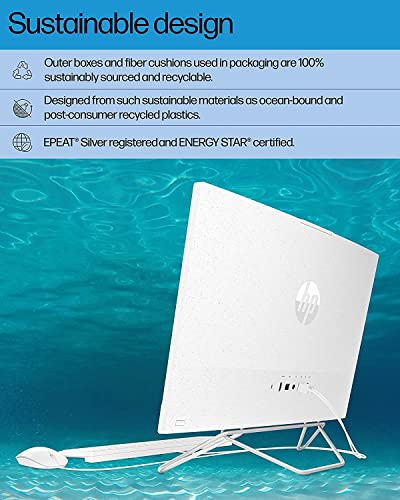 HP Newest 24" FHD IPS Touchscreen All-in-One Desktop, Intel 4-Core Pentium Silver J5040, 32GB DDR4 1TB SSD, Intel UHD Graphics, WiFi, Bluetooth, RJ-45, Card Reader, Win11 Pro