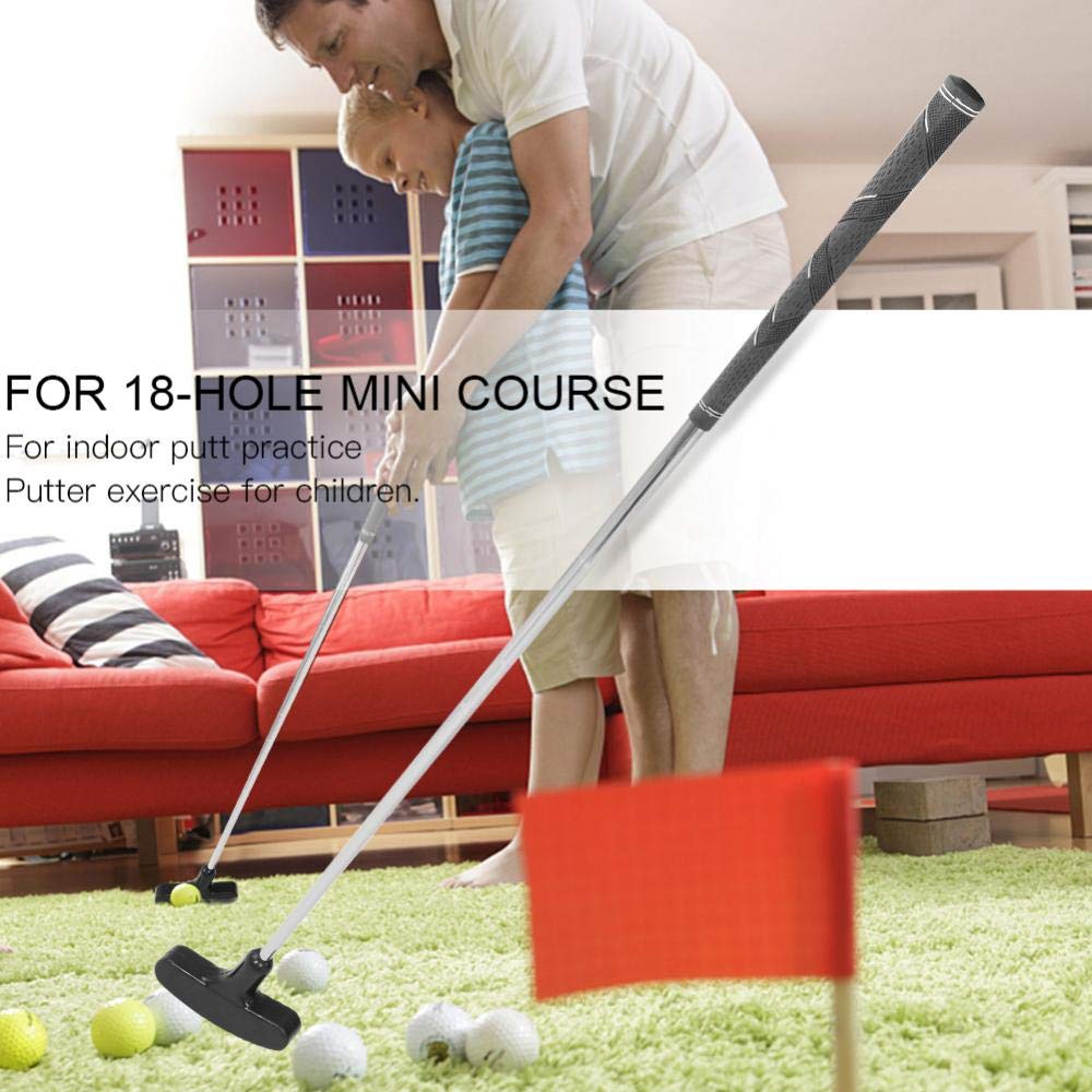 Golf Putter for Children, Putter, with Rubber Surface Putter Head for Kids Adults Putter Both Right Handed and Left Handed Children(Black)