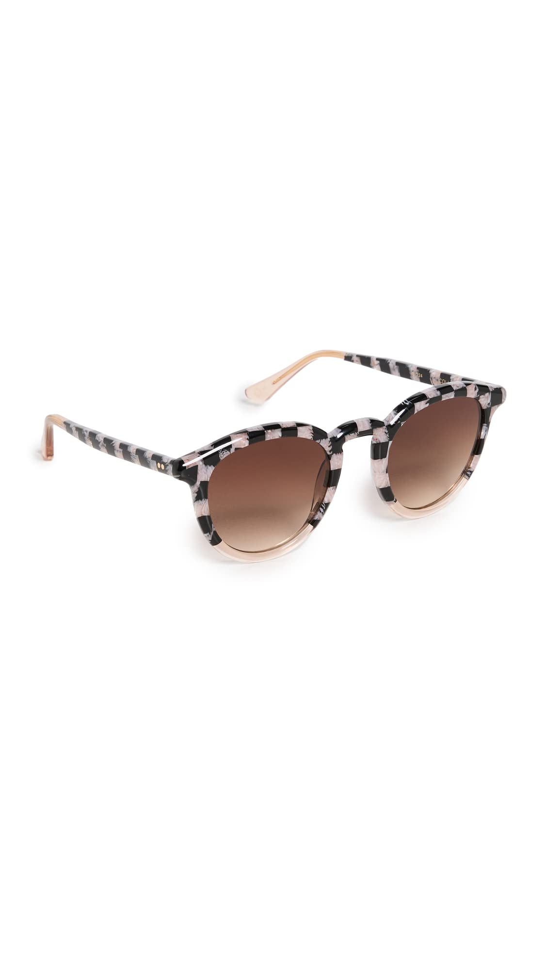 Krewe Women's Collins Harlequin To Petal Sunglasses, Harlequin to Petal, Brown, Print, One Size