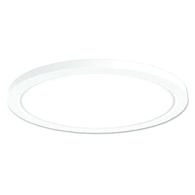 Good Earth Lighting Plano 17in. Direct Wire LED Flush Mount Ceiling Light Fixture in White, 2400 Lumens, Dimmable, 5 Color Temperature Selectable Settings, Energy Star Certified