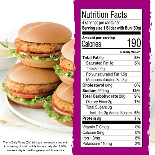 Gardein Plant-Based Chick'n Sliders, Vegan, Frozen, 11.3 oz. 4-Count