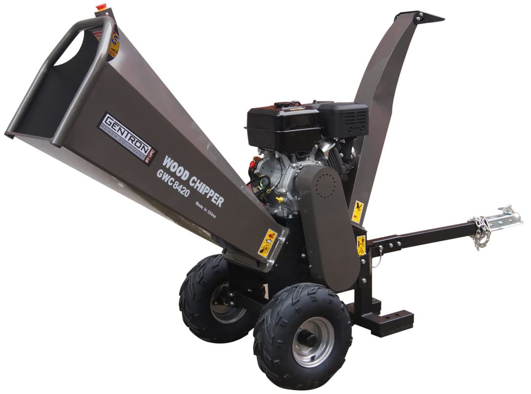 Gentron GWC8420 Wood Chippers, Shredders, & Mulchers, Black