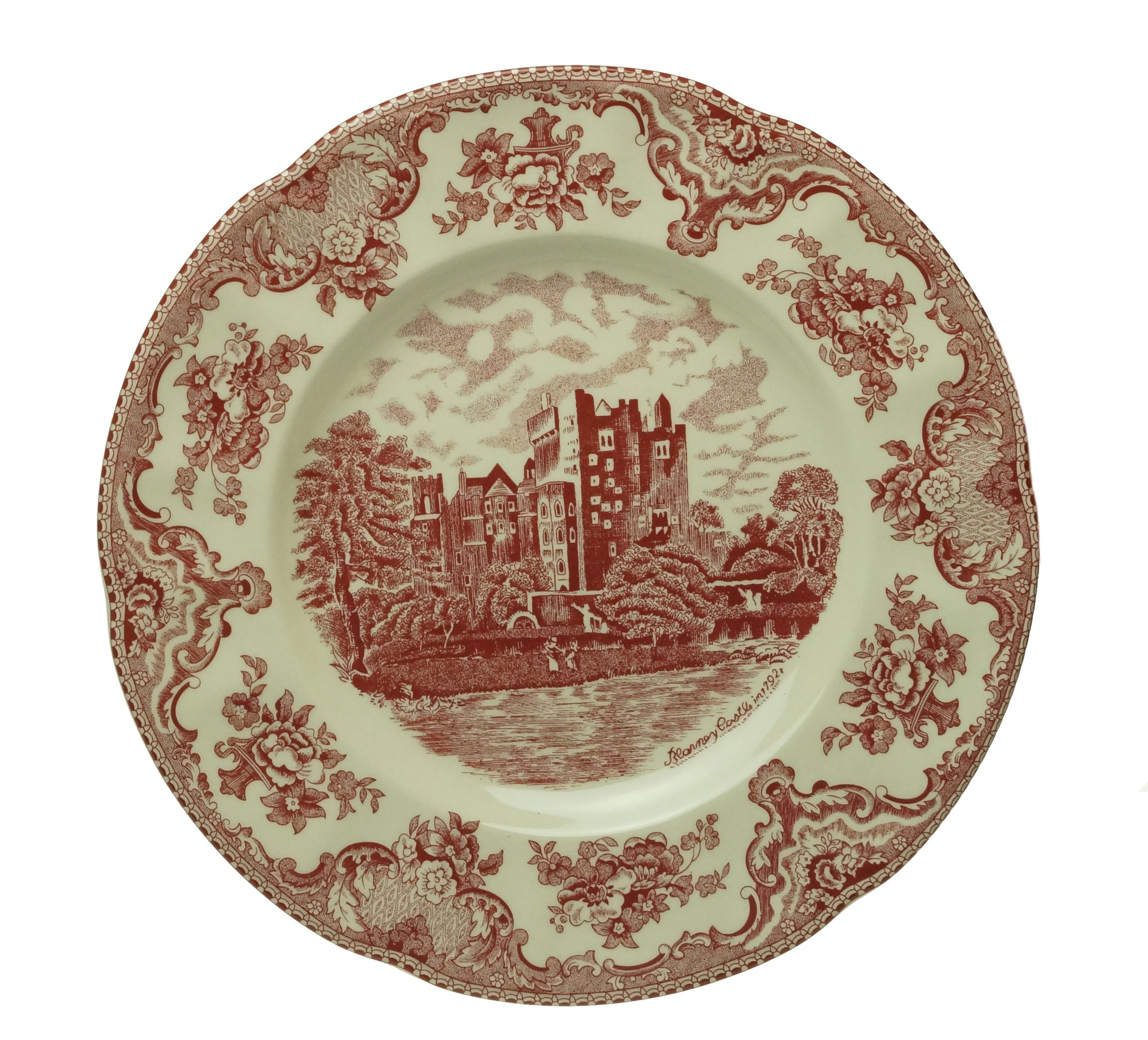 Johnson Brothers Old Britain Castles 20-Piece Dinnerware set, Pink & Cream