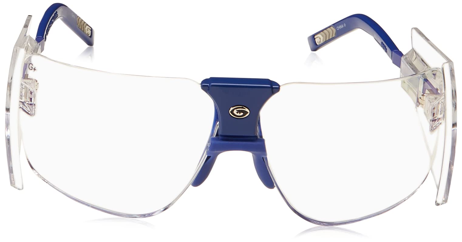 Gargoyles unisex adult 85's Sunglasses, Matte Black Frame/Smoke With Blue Mirror Lenses, 66mm US