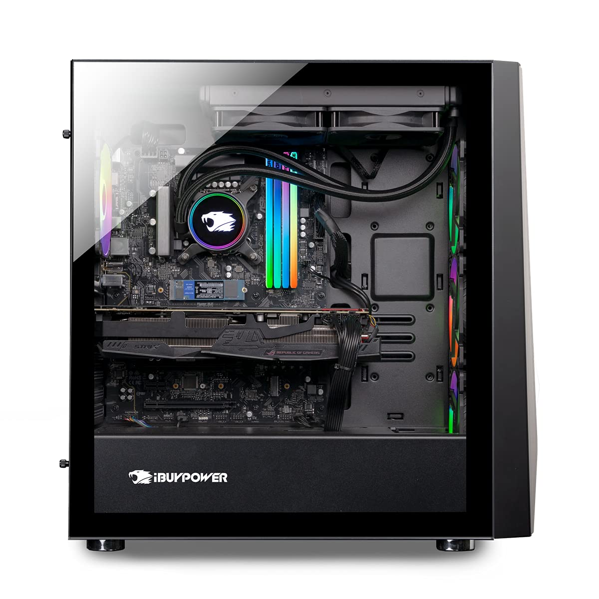 iBUYPOWER Pro Gaming PC Computer Desktop TraceMR 252i (Intel Core i9-12900KF, GeForce RTX 3090 24 GB, 32GB DDR4 3200MHz,1 TB NVMe SSD + 2 TB HDD, WiFi Ready, Windows 11 Home)