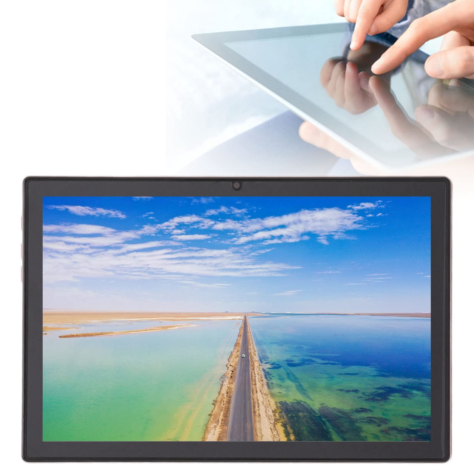 HD IPS Tablet 10.1 Inch, 3GB RAM 64GB ROM for Tablet PC, Touch Screen Tablet with 13MP, 5MP Dual Camera, 6000mAh Large Battery for Home, Kids, Office, Pink (US Plug)