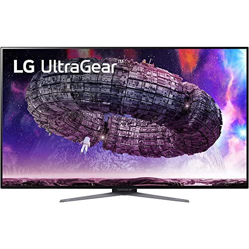 LG 48GQ900-B 48 inch Ultragear UHD OLED Gaming Monitor 120 Hz G-SYNC Compatible 2 Pack Bundle with 1 YR CPS Enhanced Protection Pack