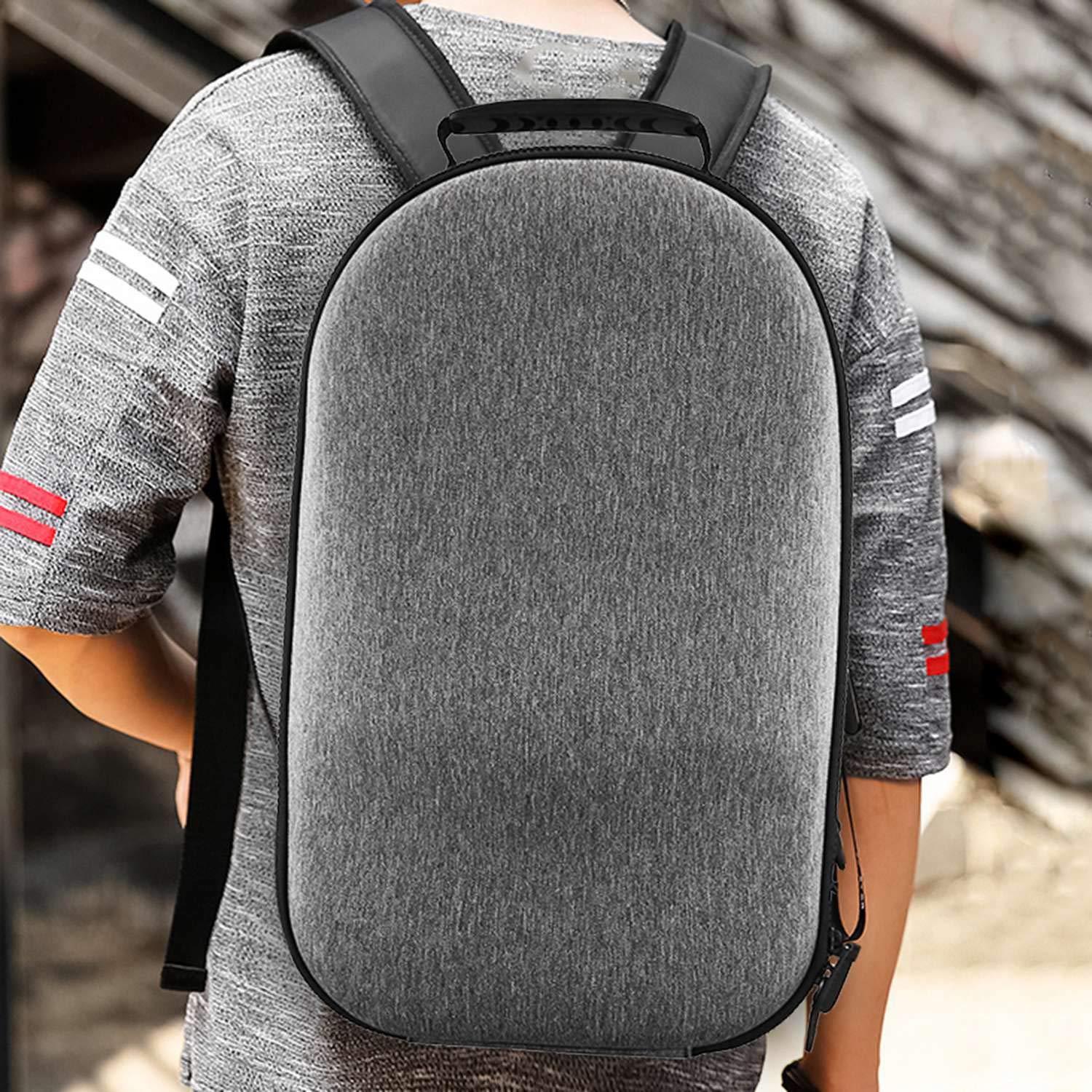 KALEN Hard Case Travel Case Protection Bag Protection Bag Carrying Case for Rift S Pc-Powered Vr Gaming Headset(Gray)