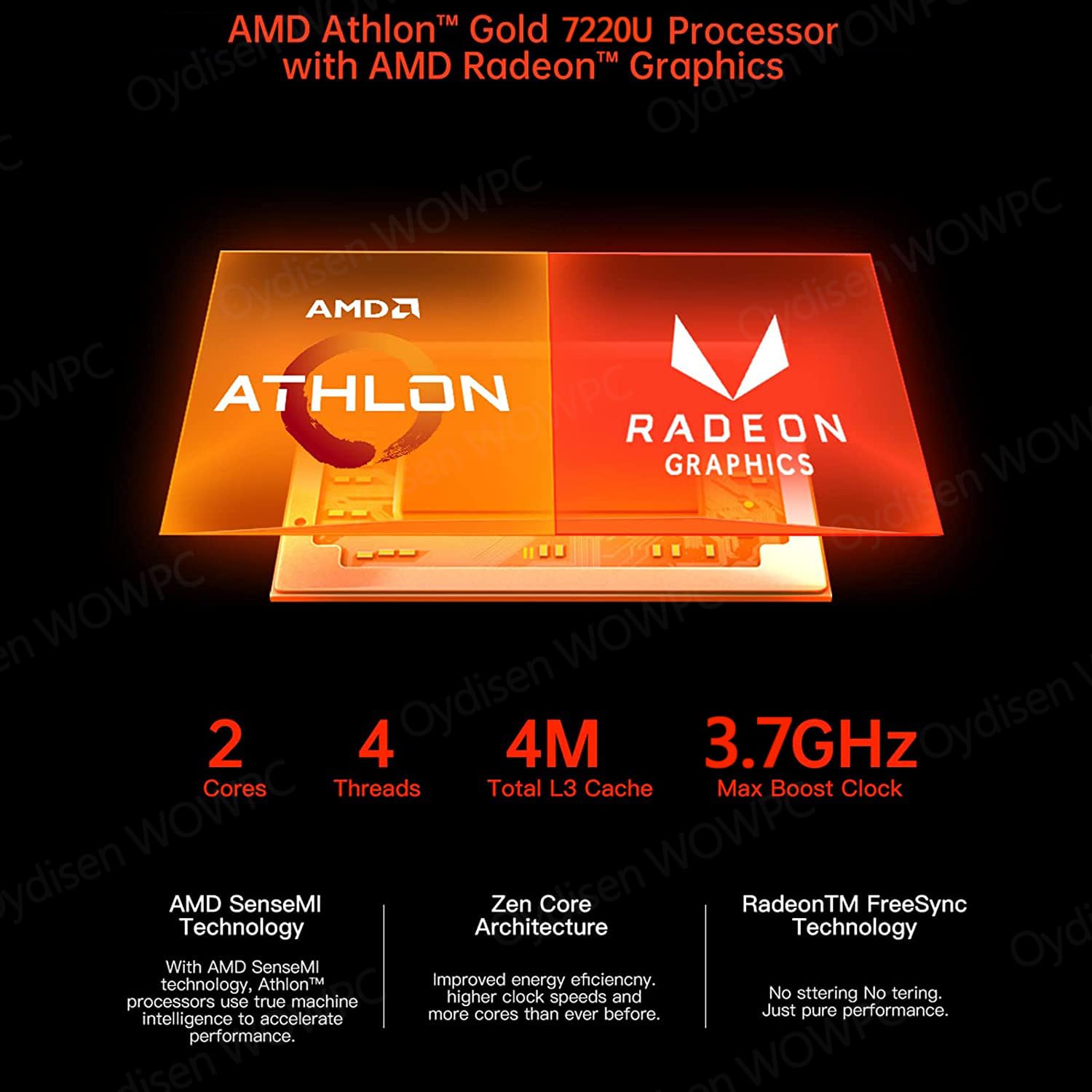 HP 17 Laptop, 512GB SSD Storage, 8GB DDR5 Memory, AMD Athlon Gold 7220U Processor, 17" HD+ Anti-Glare Display, Full-Size Keyboard, Wi-Fi & Bluetooth, HDMI, Fast Charge, Windows 11 Home