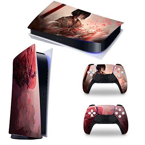 Good Warrior - PS5 Standard Edition Skin Console - PS5 Standard Edition Controller Skin Cover Vinyl Decal Protective