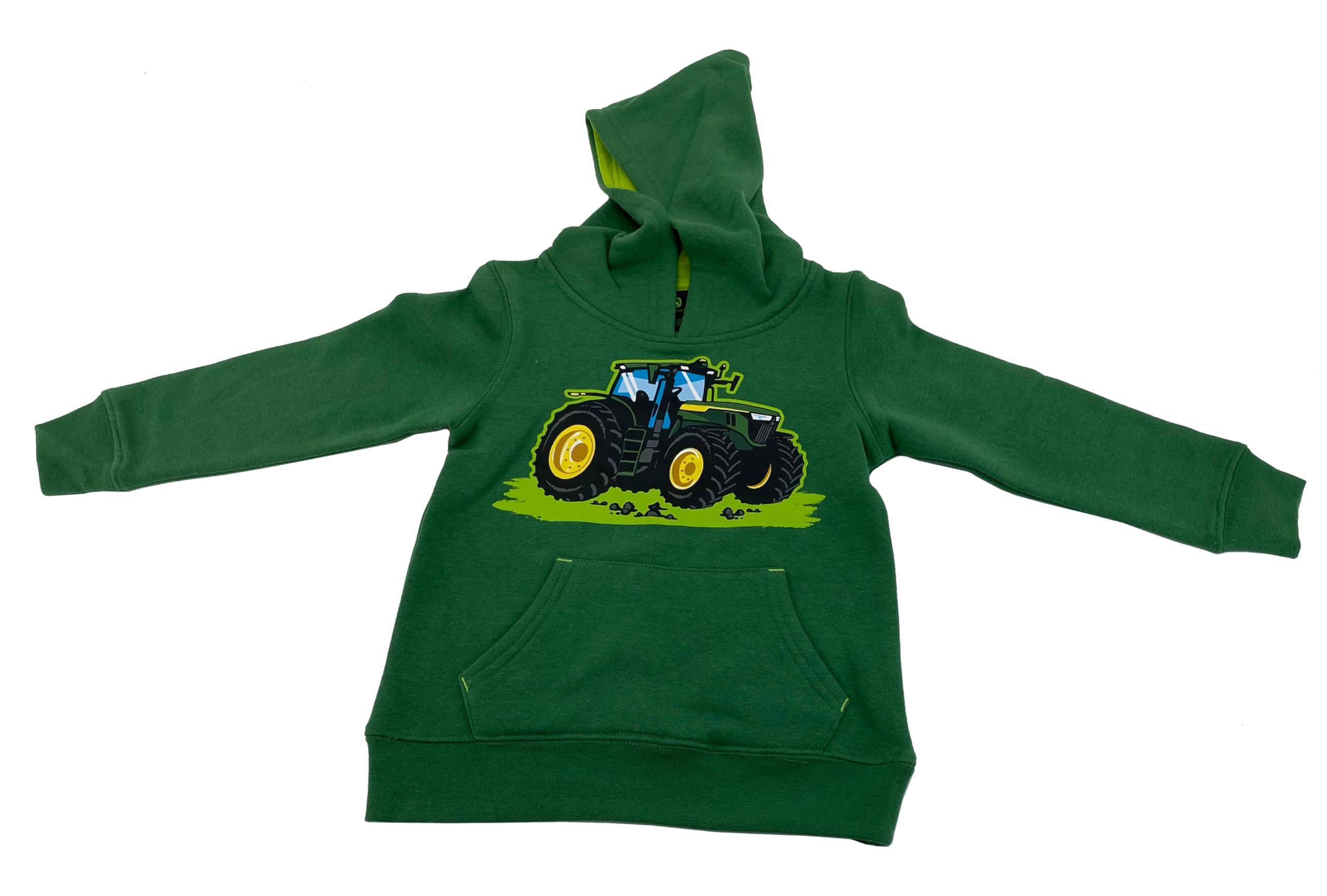 John Deere Green Tractor Hoodie Sweatshirt Sizes 2T 3T 4T (as1, age, 4_years, 4T)