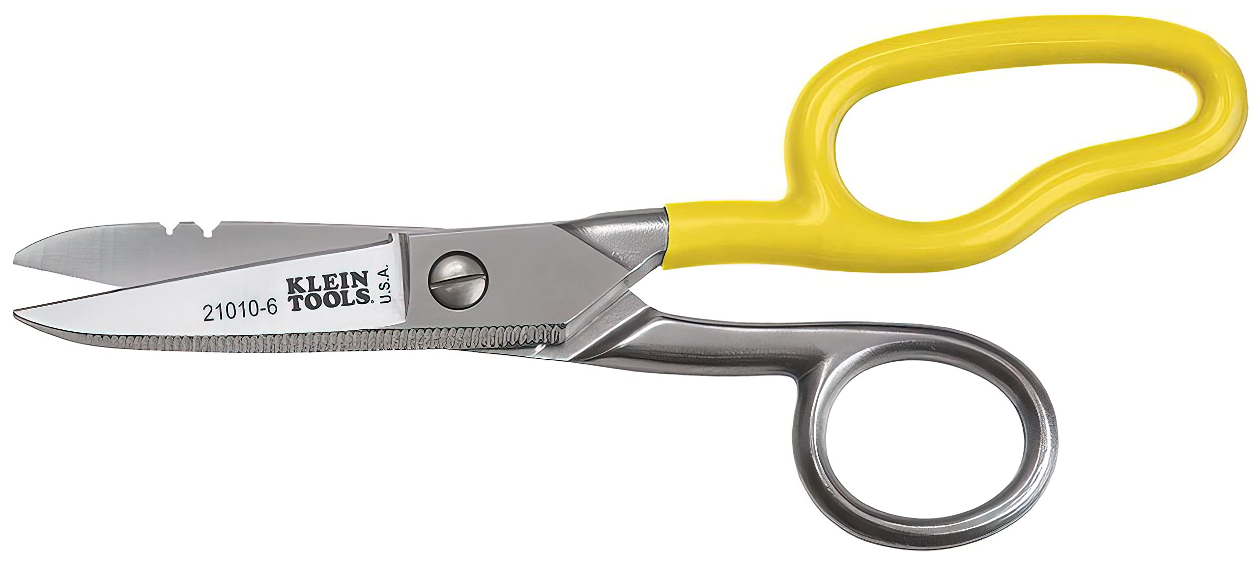 Klein Tools VDV427-300 Impact Punchdown Tool, 66/110 Blade & 21010-6-SEN Free-Fall Snip, Scraper, File, Serrated Blades