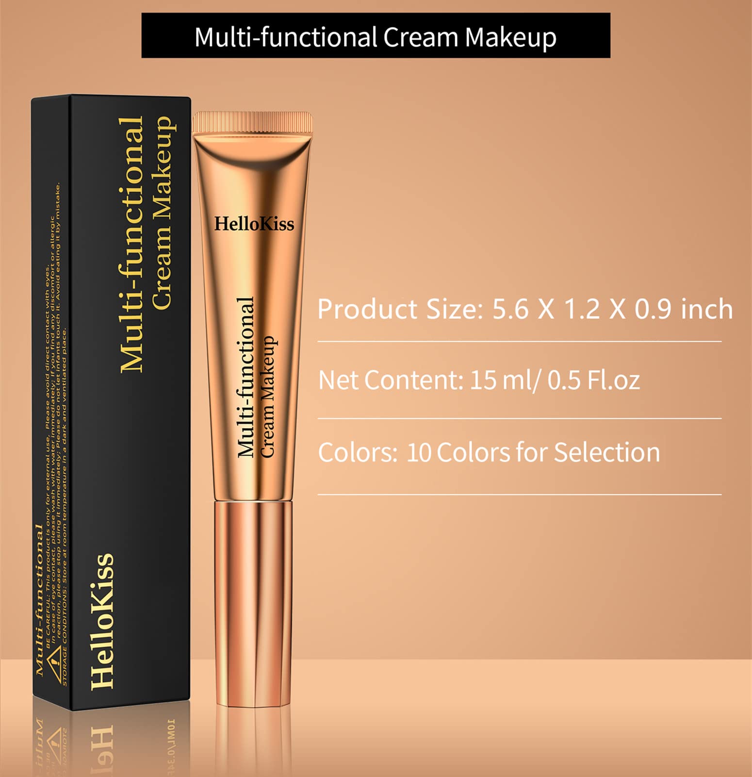 Go Ho 3PCS Liquid Contour&Blush&Highlighter Beauty Wand,Blendable Super Silky Cream Contour Stick,Face Moisturizing Contour Blush Stick with Fine Cushion Applicator,Cruelty-free,02# Contour &03#Blush&