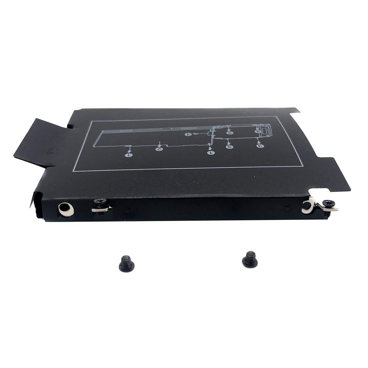 Hard Drive Caddy Bracket with Screws Replacement for HP EliteBook 840 850 740 750 745 755 G3 Series Laptop (NOT Compatible with 840 G1 G2)