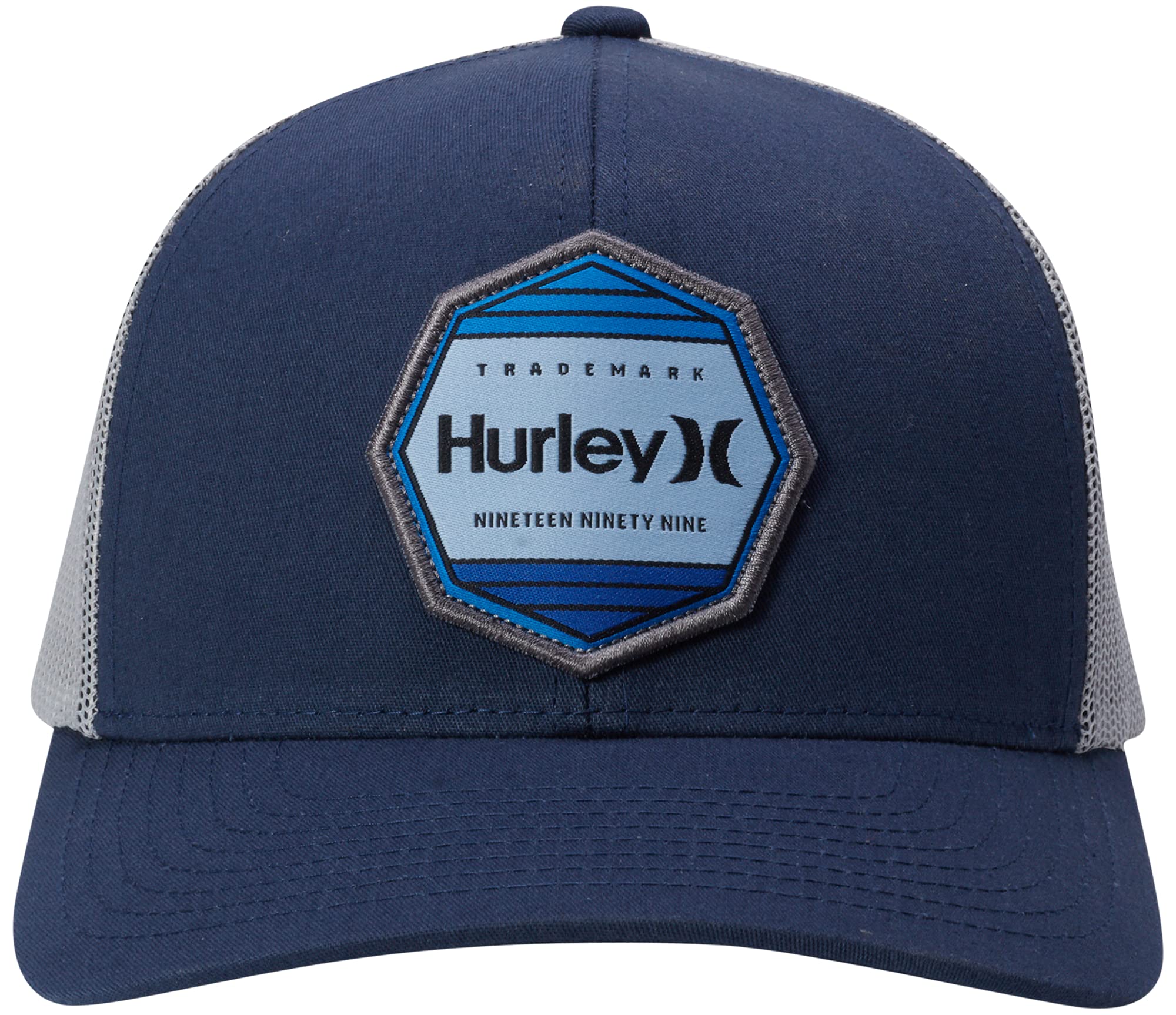 Hurley Men's Baseball Cap - Seacliff Snap-Back Trucker Hat, Size One Size, Burgundy