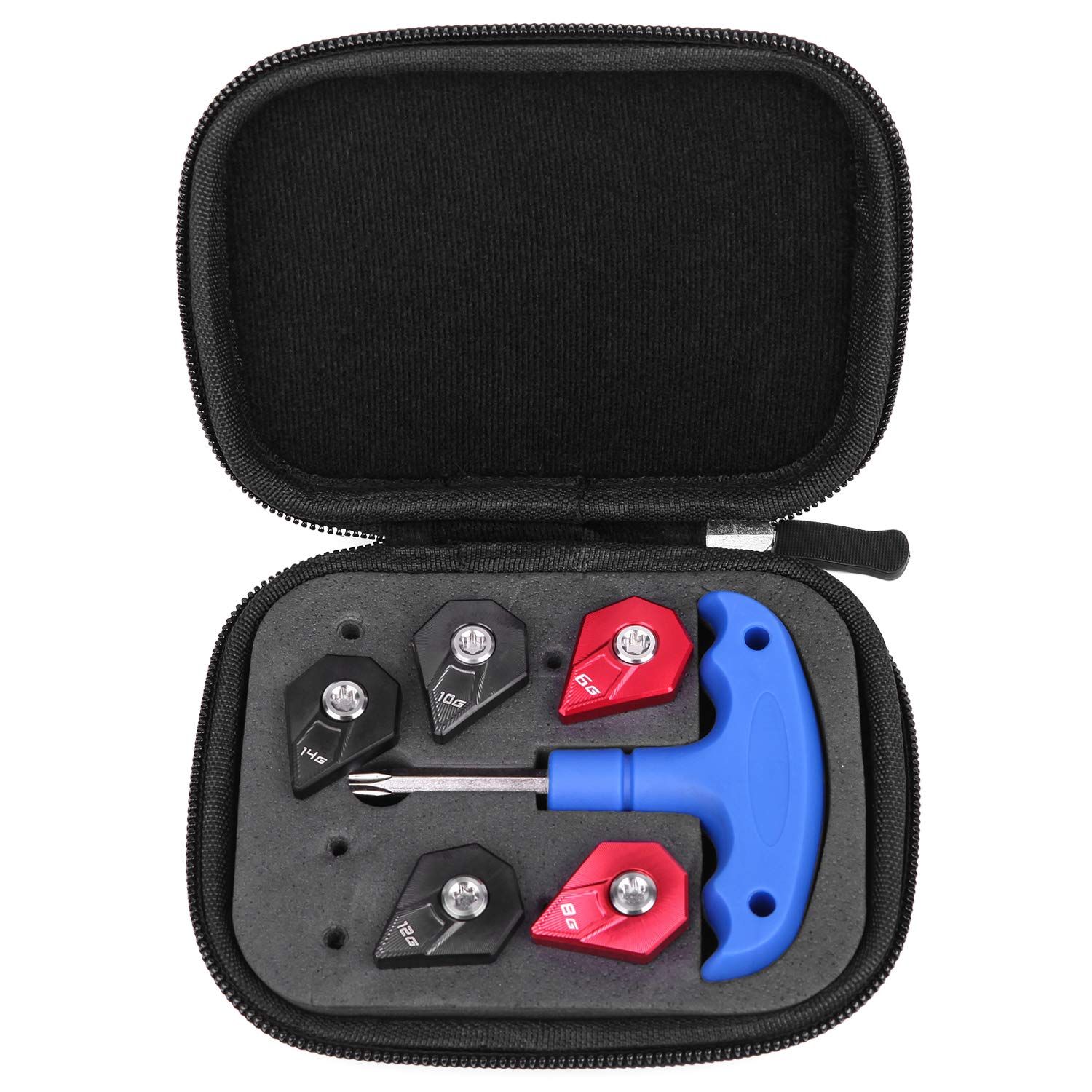 Gofotu 5×Golf Weights Wrench Kit Compatible with Cobra F9 Driver 6g 8g 10g 12g 14g +1pc Wrench +1pc Case