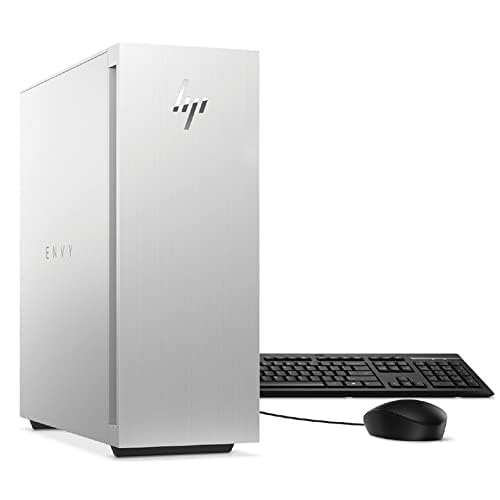 HP 2023 Envy Gaming Full Size Tower Desktop Computer, 12th Gen Intel 16-Core i9-12900 up to 5.1GHz, GeForce RTX 3070 8GB GDDR6, 32GB DDR4 RAM, 4TB SSD, WiFi 6, Bluetooth, Windows 11, BROAG Cable