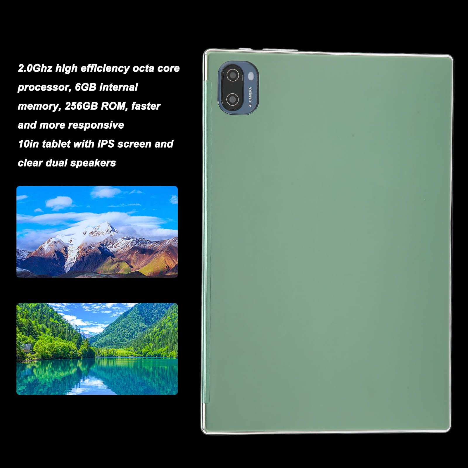 HEEPDD Call Tablet, 4G Network 5GWIFI 100-240V 10 Inch Tablet for Android 11 for Entertainment (US Plug)