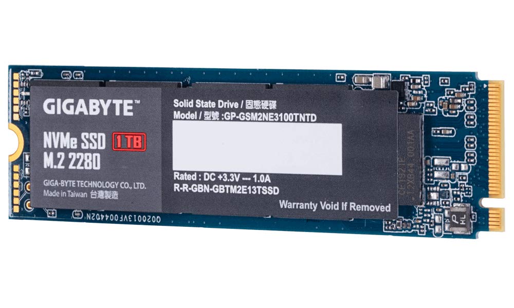 Gigabyte 1TB M.2 PCI Express 3.0 NVMe Internal Solid State Drive