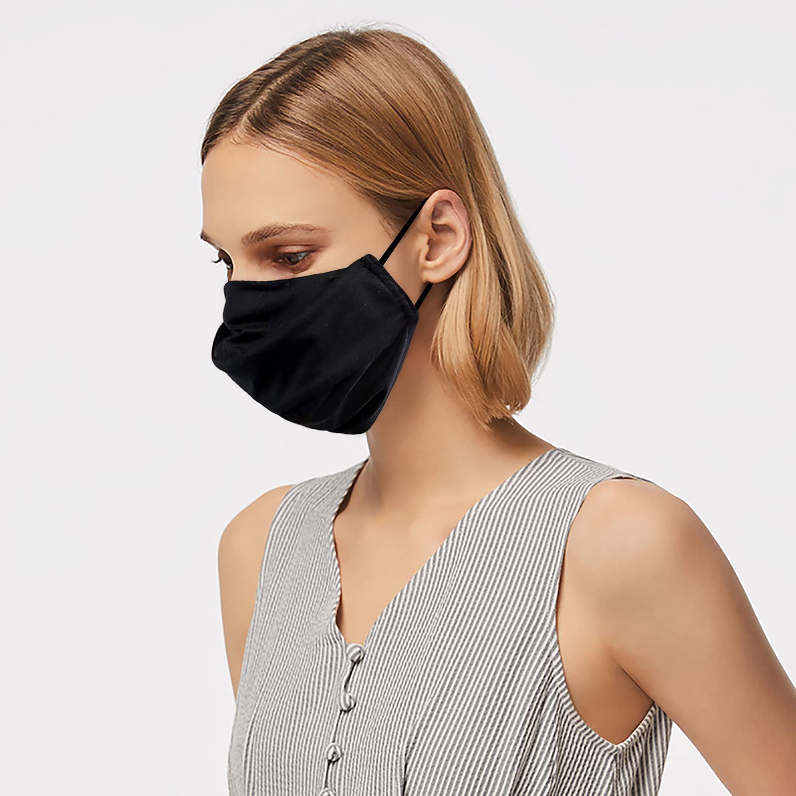 Hozxclle 1 PC Music Cotton Face_Màsk with 3D Design, Washable and Reusable_Mask Singers Voice_Mask for Singing,Choir, Chorus and Teaching