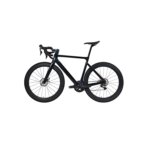 HESNDzxc Bicycles for Adults Road Bike with Carbon Fiber Lightweight Disc Brakes (Size : Medium)