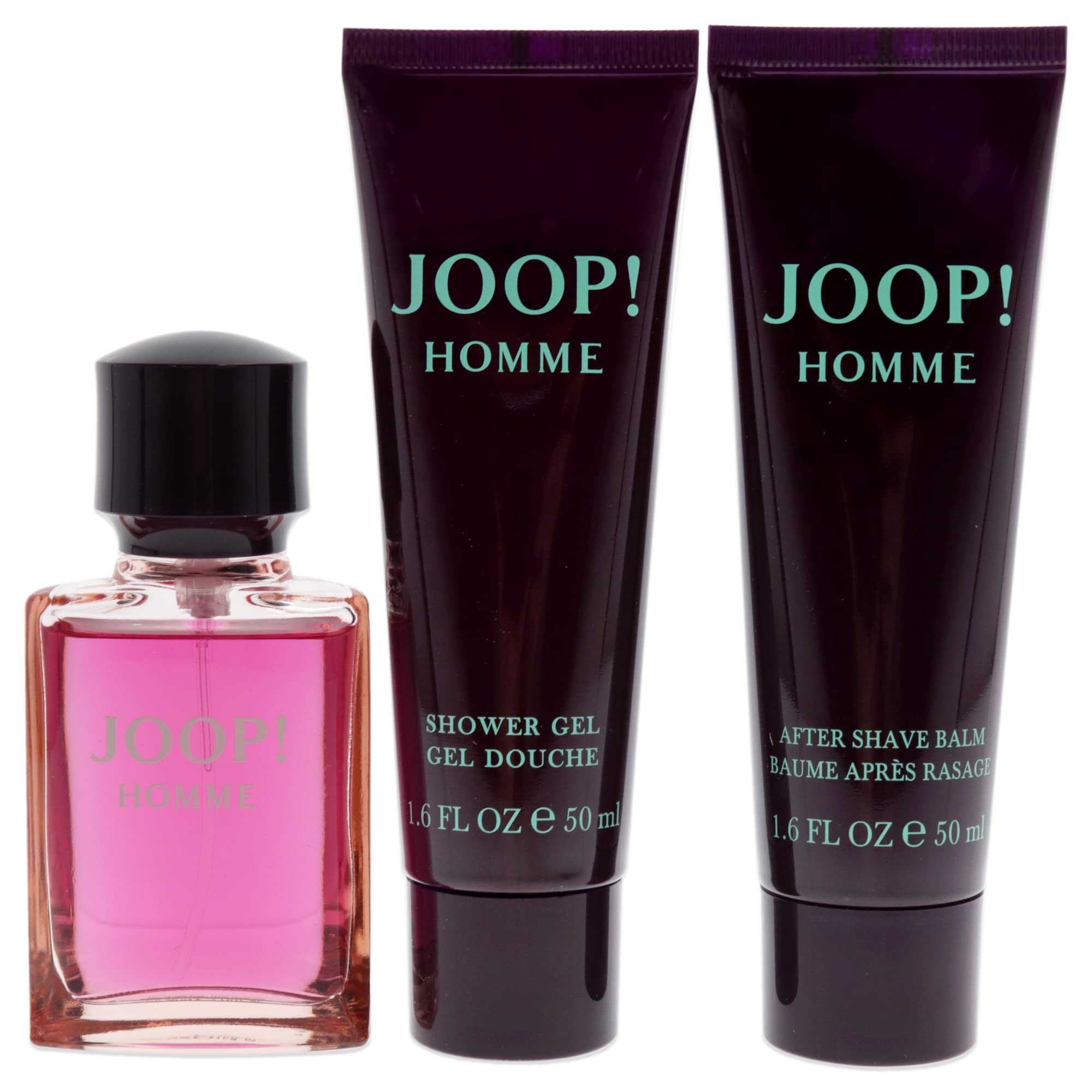 Joop Joop 1oz EDT Spray, 1.6oz Shower Gel, 1.6oz After Shave Balm Men 3 Pc Gift Set