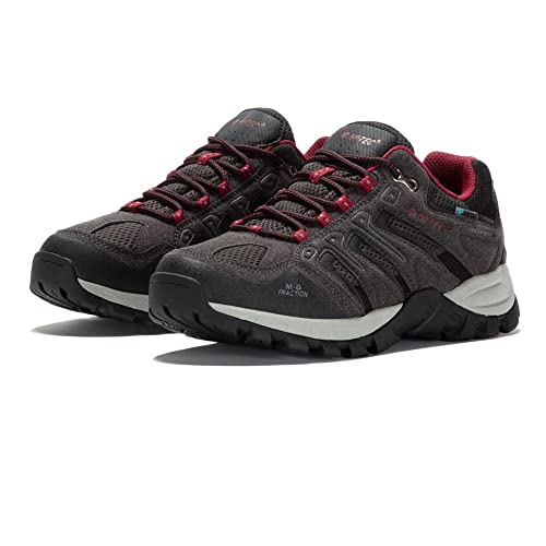 Hi-Tec Women's Low-Top Trainers Hiking Shoe, Charcoal, 7