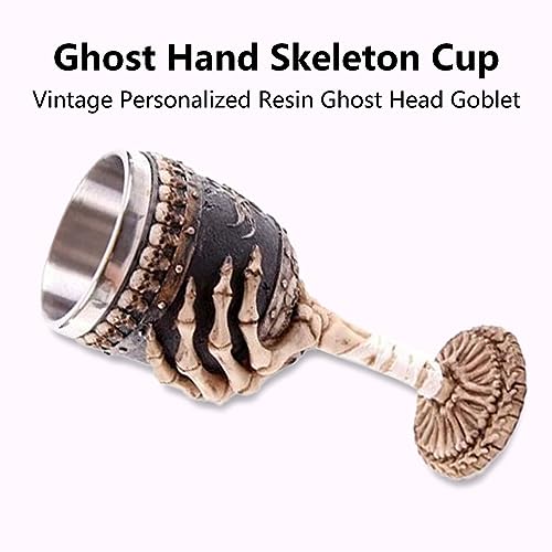 Halloween Wine Glass Skeleton Wine Glass Halloween Drinking Glasses Skull Cups Pimp Cup Skull Wine Glass (black)