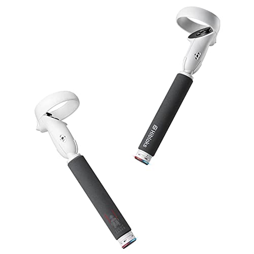 Lightsaber Grip Compatible with Oculus Quest 2, Compatible with Meta Quest 2 VR Game Accessories Controller Double Handle Extension Lightsaber Handle Double Handle Extension Lightsaber Handle