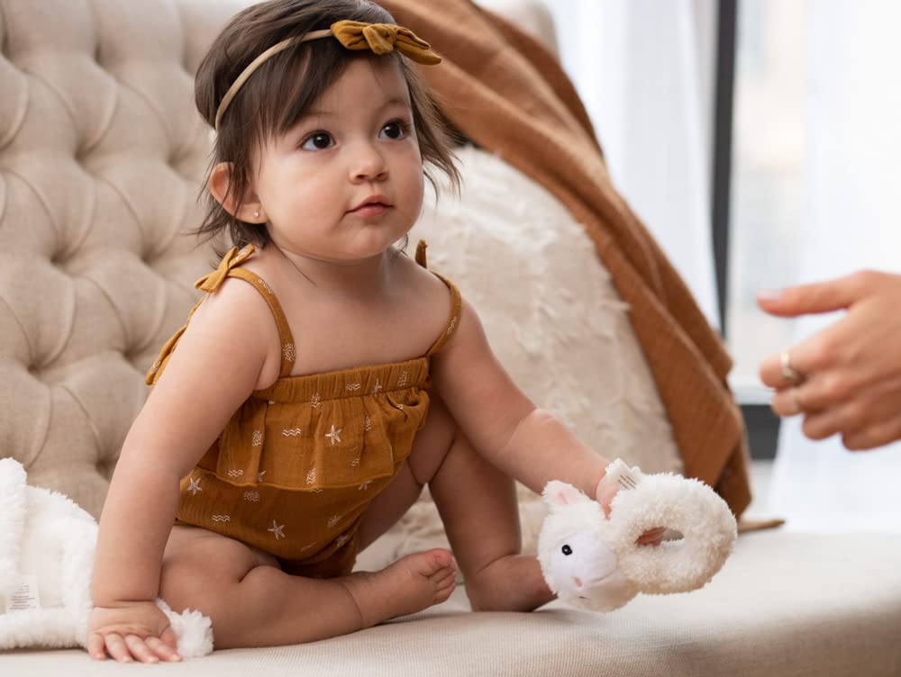 Lila & Jack 3PC Romper and Headbands Set, Ages 3-24M (Beach Sunset)