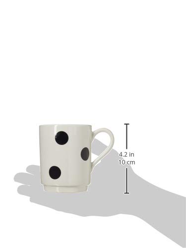 Kate Spade New York Deco Dot Mug, 0.75 LB, White