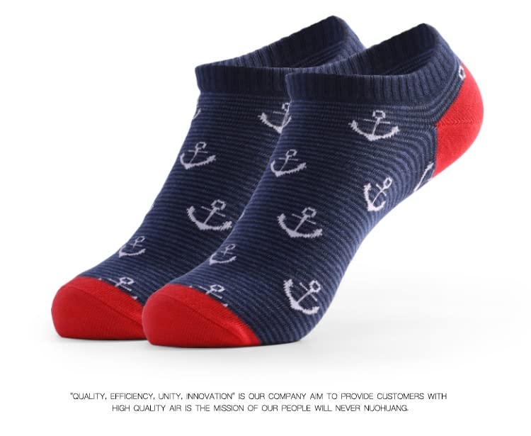 GPPZM 5 Pairs Men's Socks Summer Large Size Breathable Socks Cotton Shallow Mouth low-top Male Socks