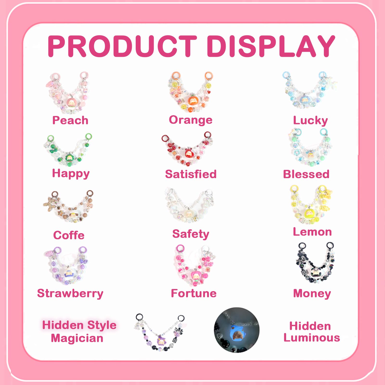 Interesting Zaizai Chain Series Blind Box 1PC (1 of 13 Possible Styles) Key Chain, Cute Figurine Pendant Birthday Gifts