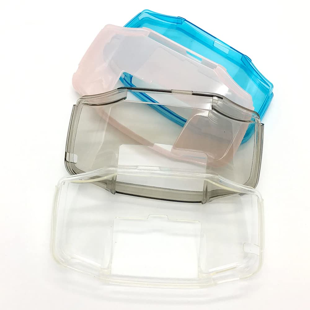 JMXLDS TPU Soft Silicone Case Crystal Clear Shell Protective Case Cover Spare Parts for GBA Gameboy Advance Transparent Blue