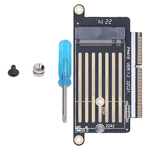 Jeanoko M.2 NVME Riser Card, Practical SSD Convert Card Lightweight Replace Accessories Wide Applicability for Notebook Computer
