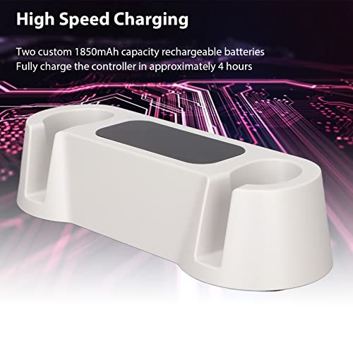 Hilitand Dual Charging Dock for Oculus Quest 2, Fast Charging Touch Controller Charger Stand Station with 2 Rechargeable Batteries for Oculus Quest 2 Touch Controller