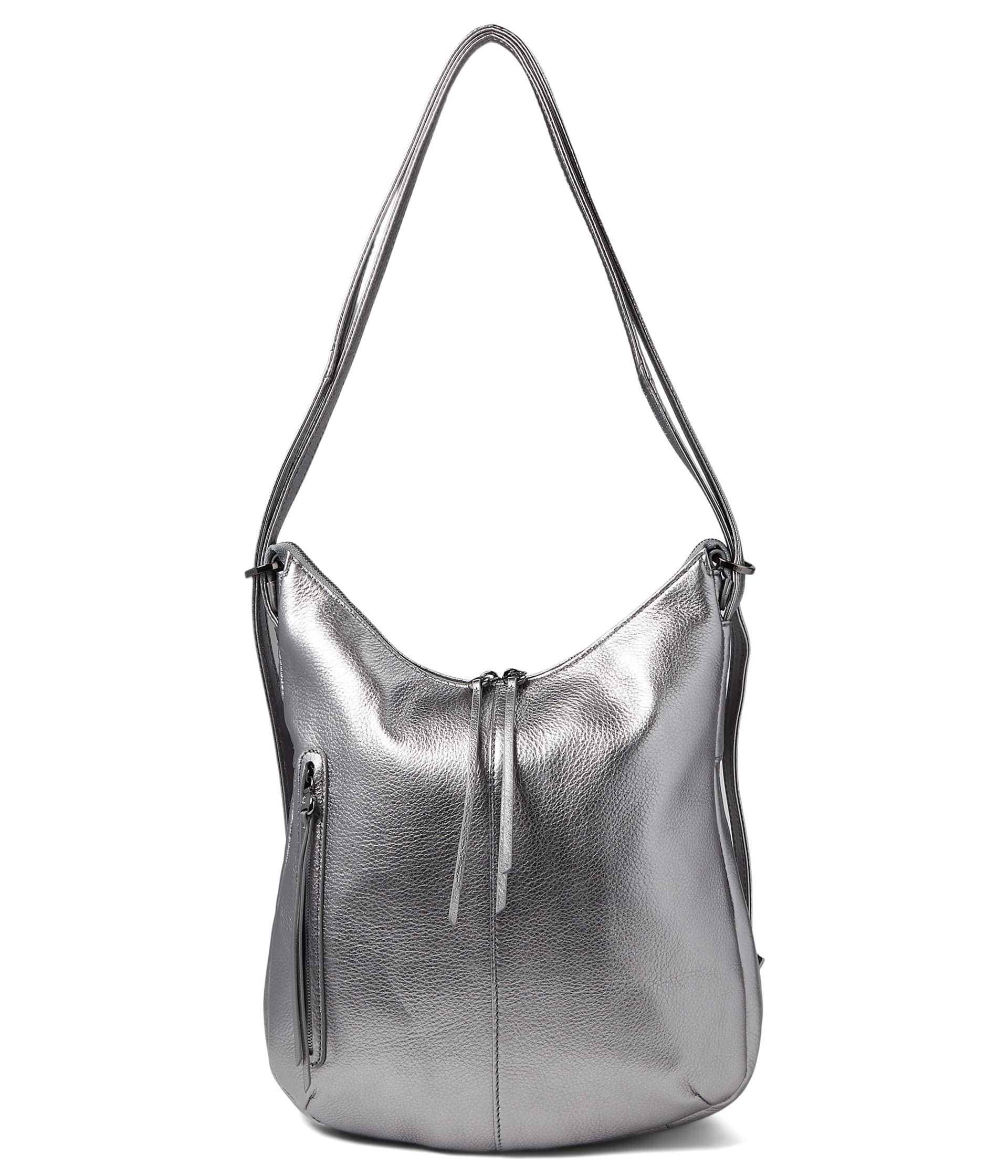 HOBO Merrin Backpack For Women - Genuine Leather Construction With Top Zipper Closure, Functional and Durable Stylish Bag Anthracite One Size One Size
