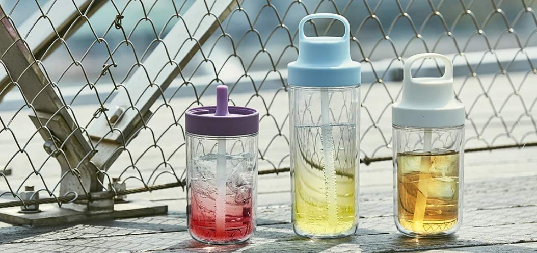Kinto 20061 To-Go Bottle, White, 12.2 fl oz (360 ml)