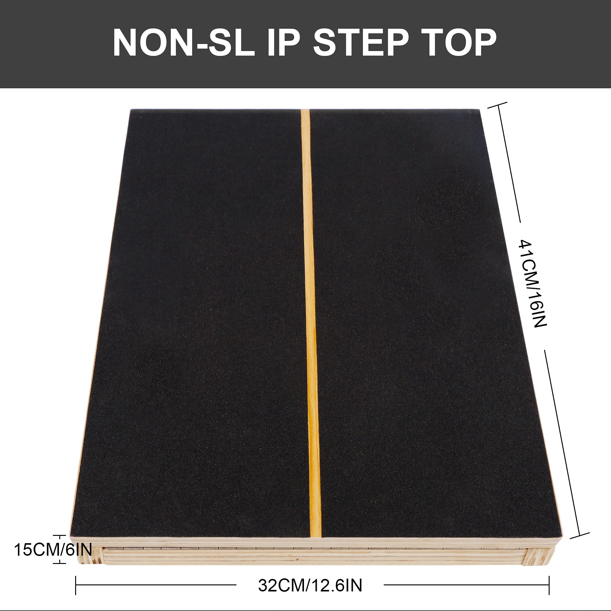Glintoper Professional Wooden Slant Board, Adjustable Incline Board Calf Ankle Stretcher, 450 lbs Weight Capacity, Non-slip Stretching Board for Home Office, Extra Side Handle for Portability